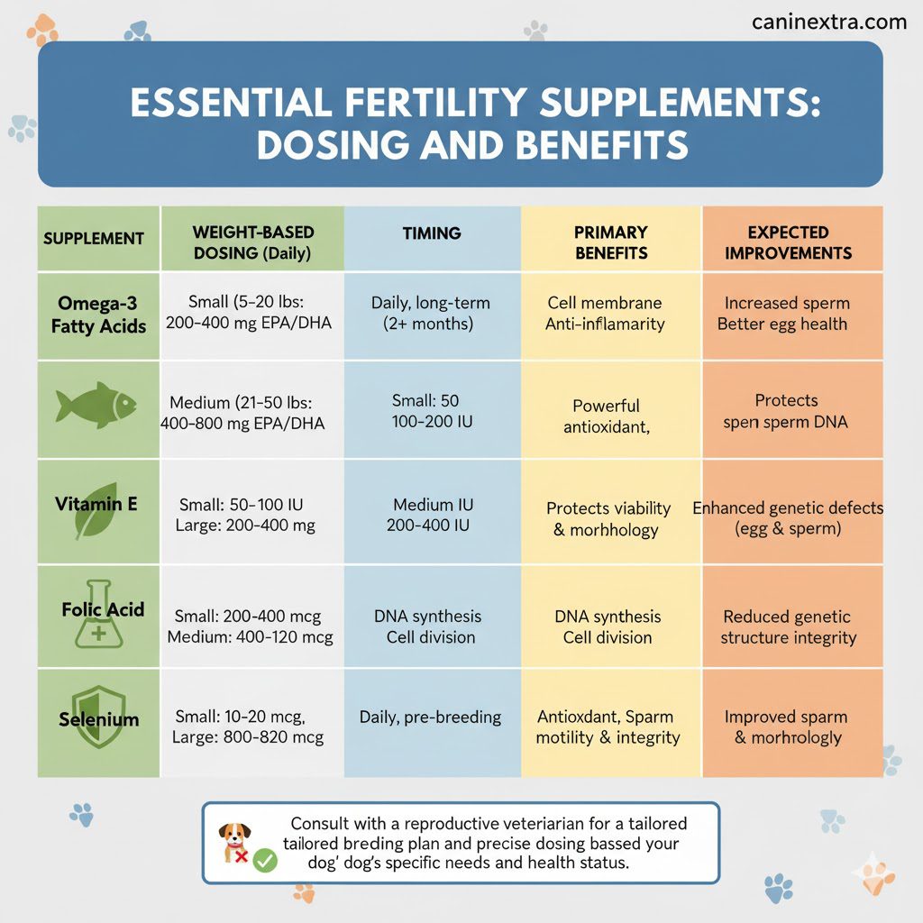 How to increase Female Dog Fertility